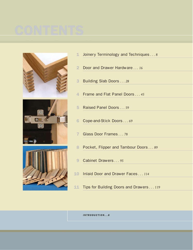 Cabinet Doors and Drawers:- A Comprehensive How -to Guide (PDF Gide) - Etsy