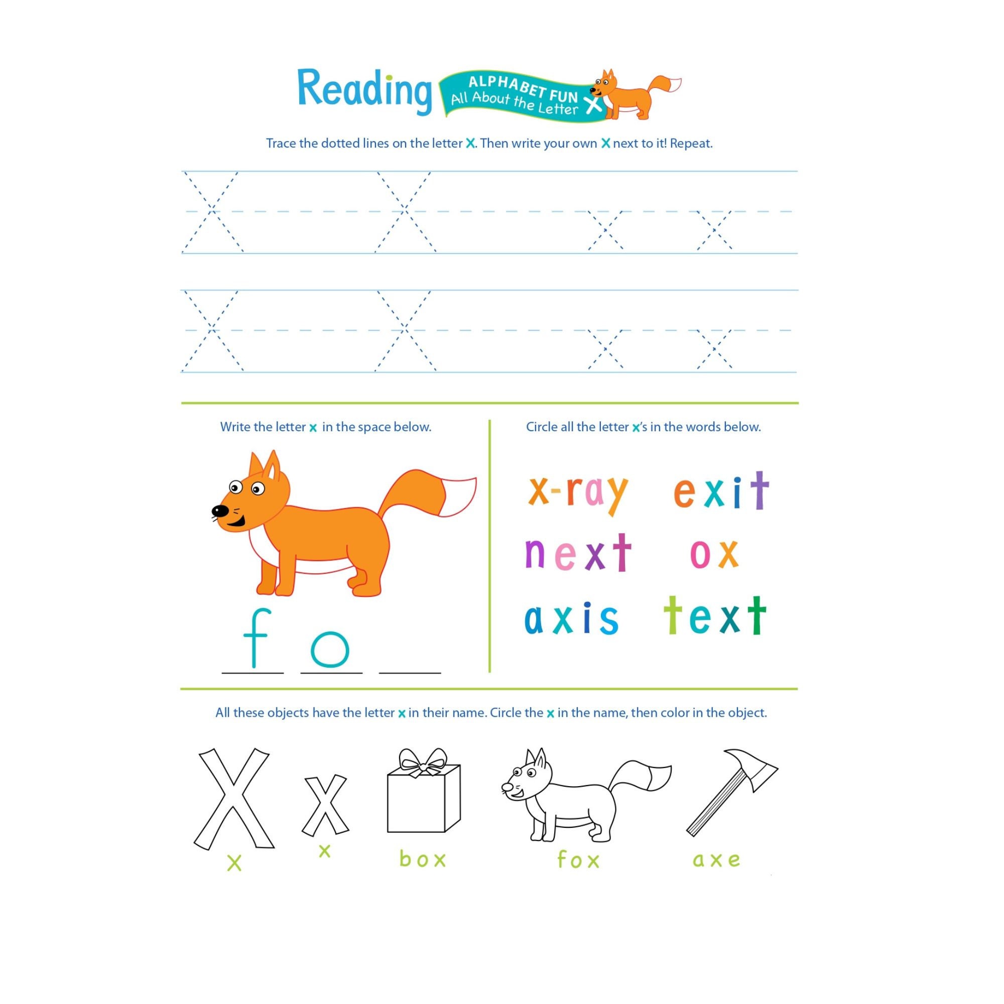 Kids Learning Book - All About Alphabet - Home School Activity ...