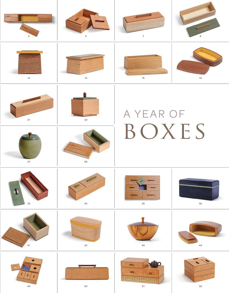 52 Wooden Box-making Projects : Improve Your Design Skills for Boxes ...