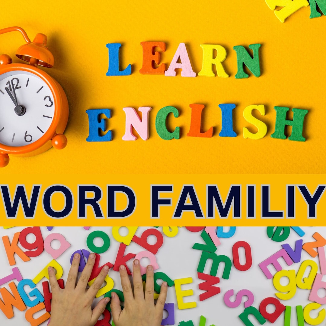 English Word Family ,kids Ebooks ,children Book, Activity Worksheet ...
