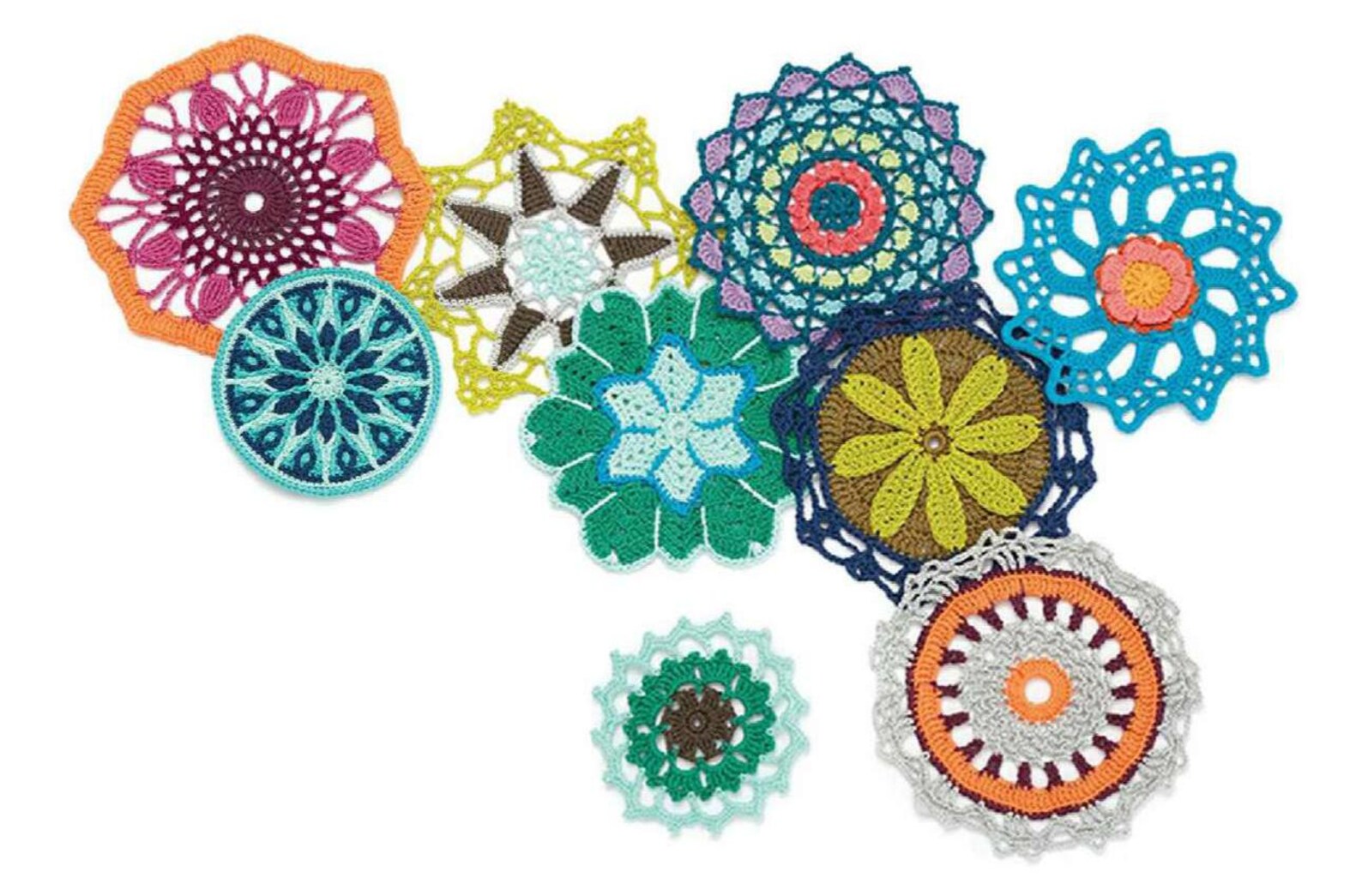 Crochet Mandala Patterns: 50+ Colorful Motifs (PDF) - Etsy