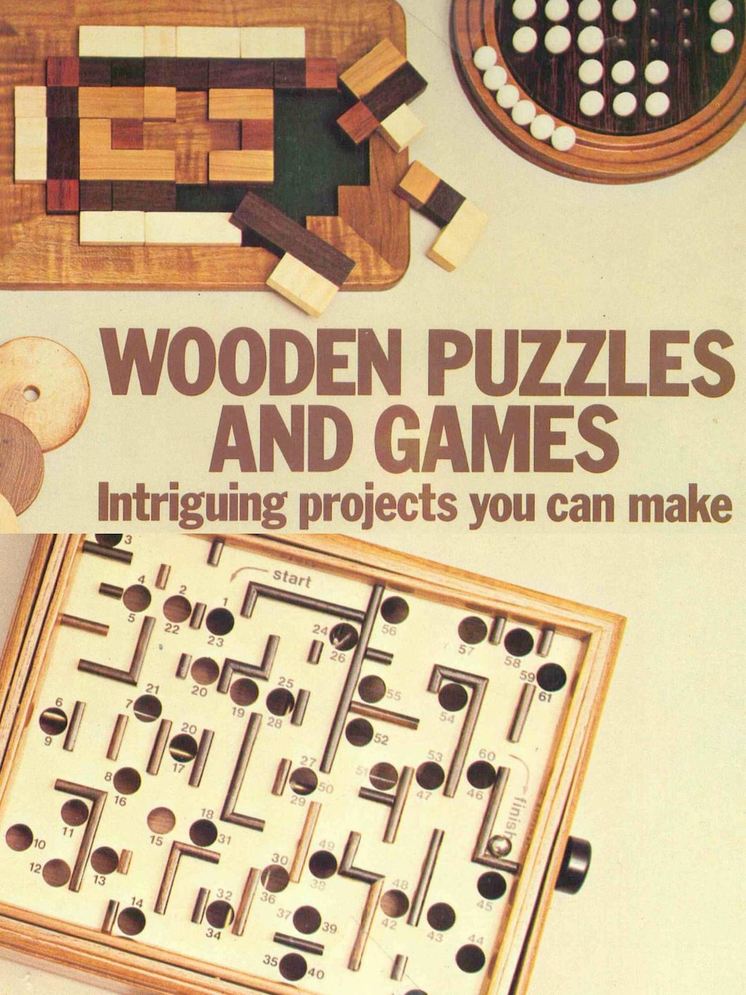 Making Wooden Puzzles & Games: Board Puzzle, Chinese Cube, Magic Square ...