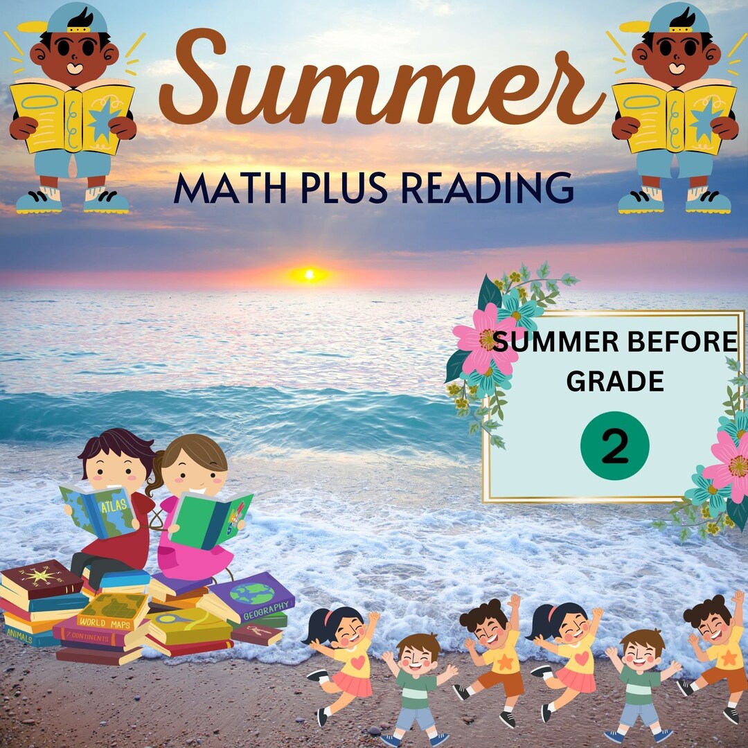 Summer Fun With Math, Grammar, and Reading- 320 Page, Grade 2 Activity ...