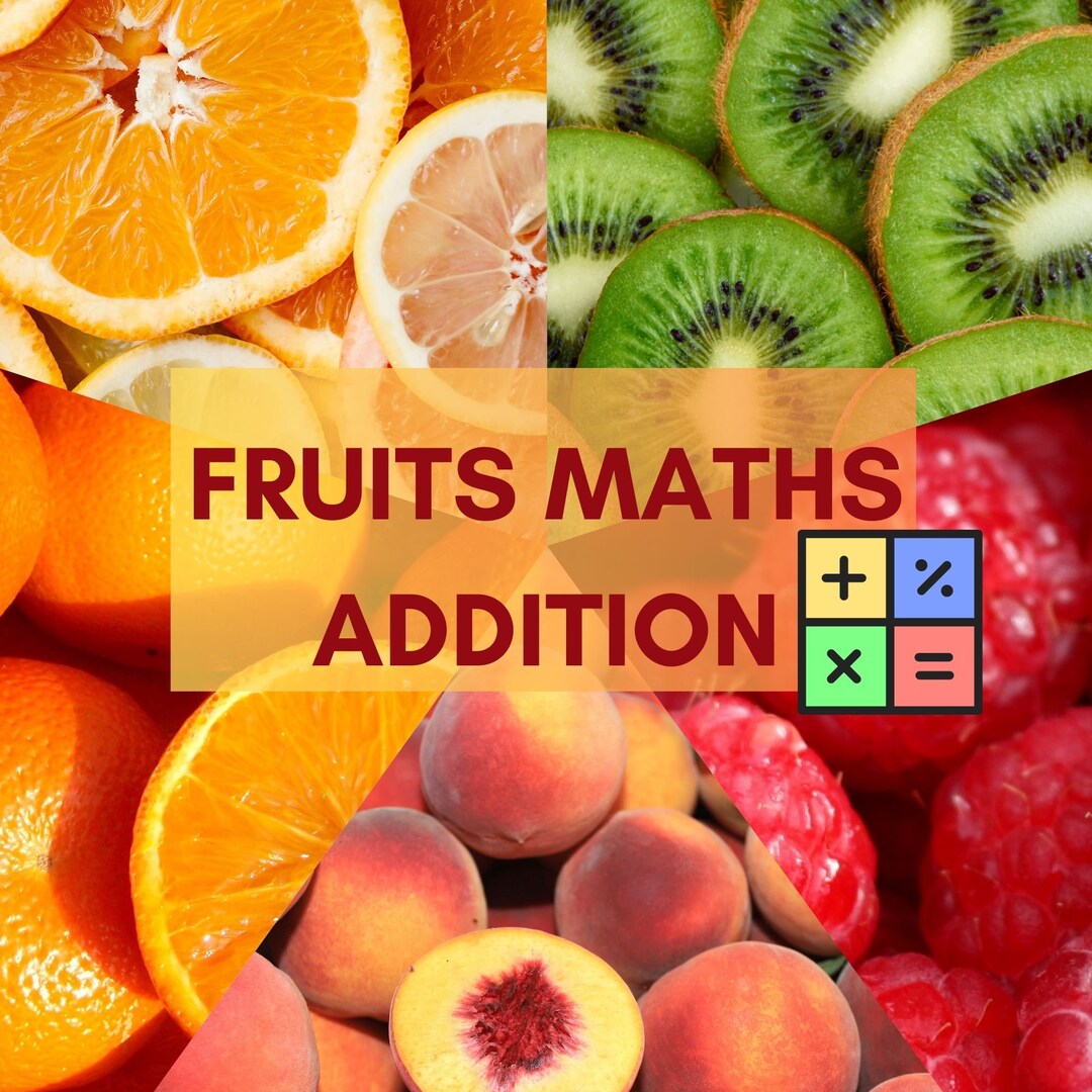 Fruit Math Addition ,kids Preschool Ebooks ,children Book, Activity ...