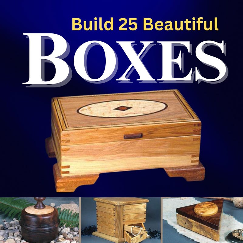 Diy Wood Jewelry Box Plan - Etsy