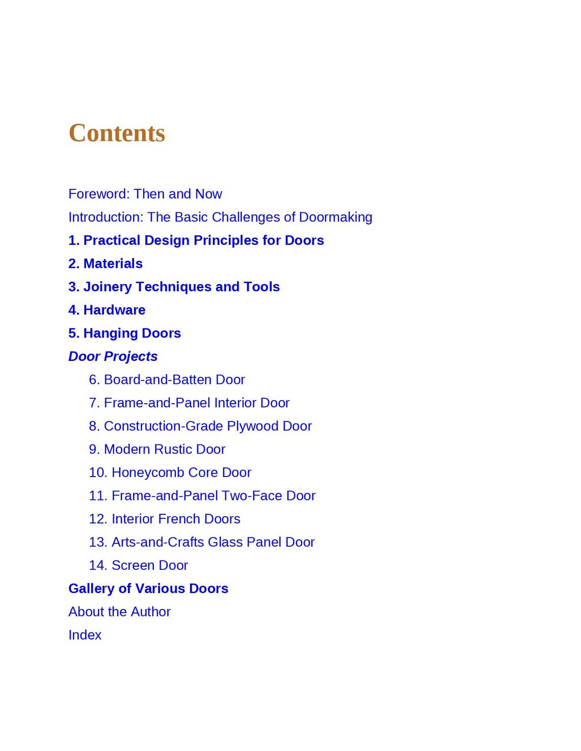 Door Making Guide: Woodworking Techniques & DIY Projects (PDF) - Etsy