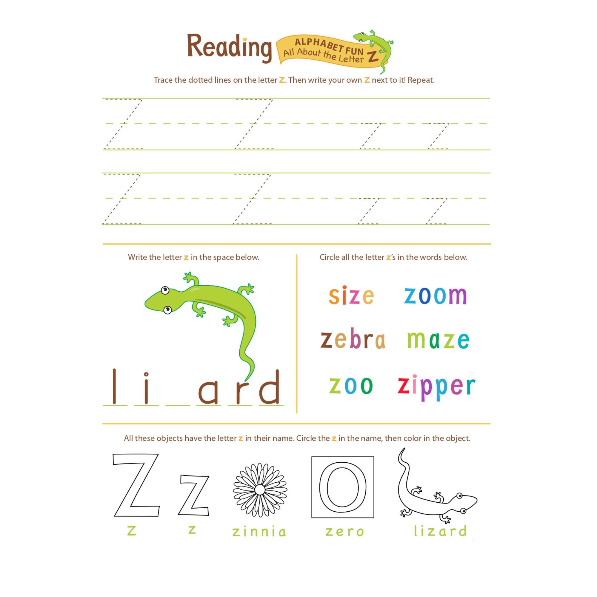 Kids Learning Book - All About Alphabet - Home School Activity ...