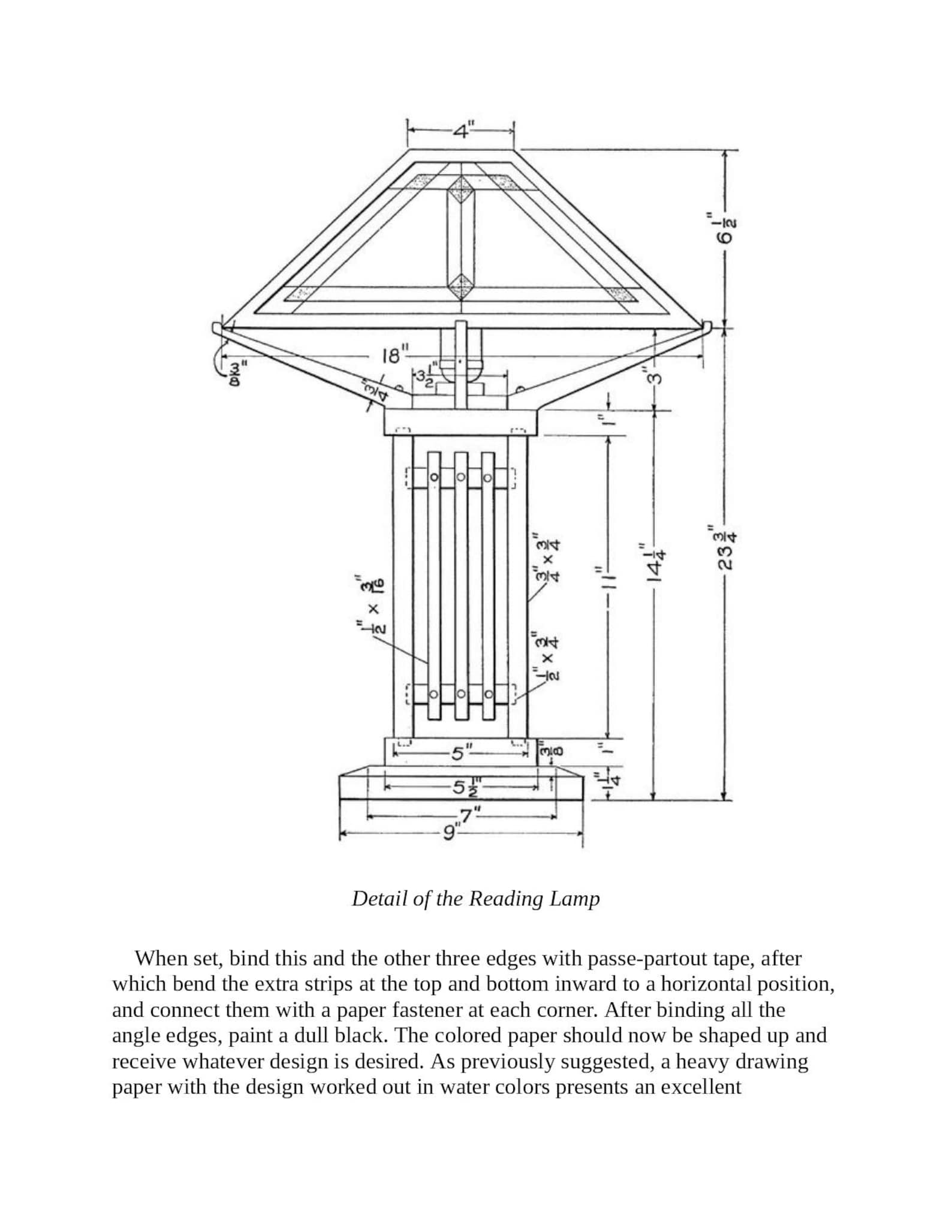 DIY Wooden Lamp & Shade Plans: Easy-to-make Arts and Crafts (PDF File ...