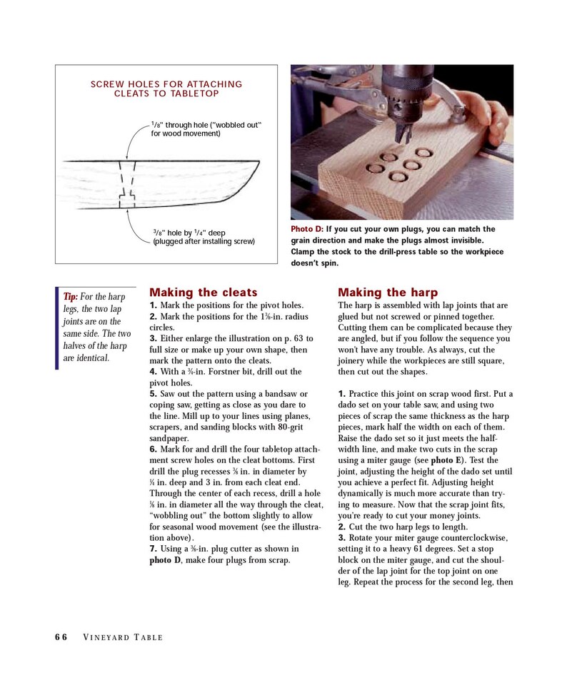 Dining Table - Building the Table Step-by-step Vineyard Table, Dining ...