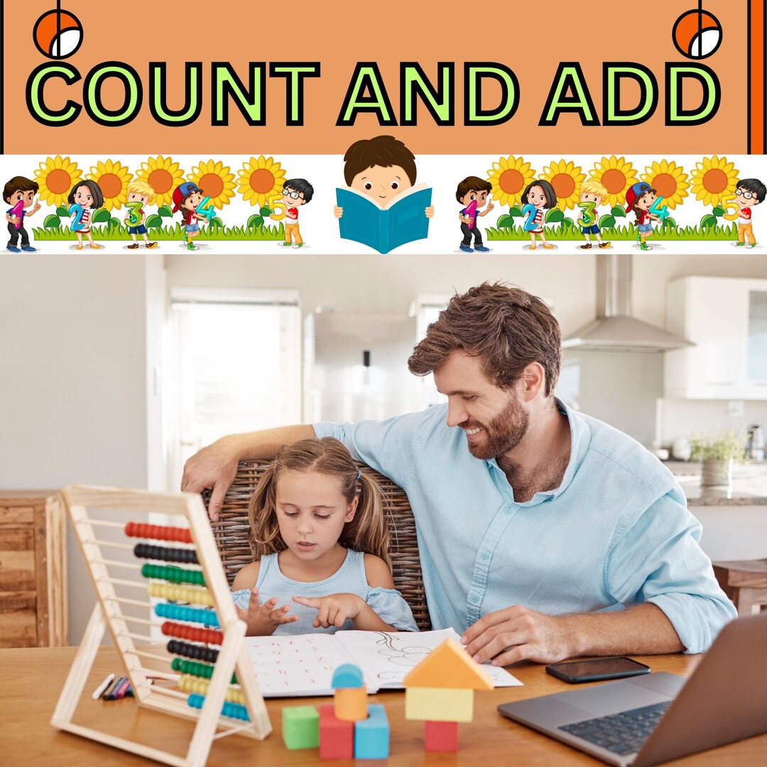 Math Count and Add Book ,kid School Ebooks ,counting Ebook, Activity ...