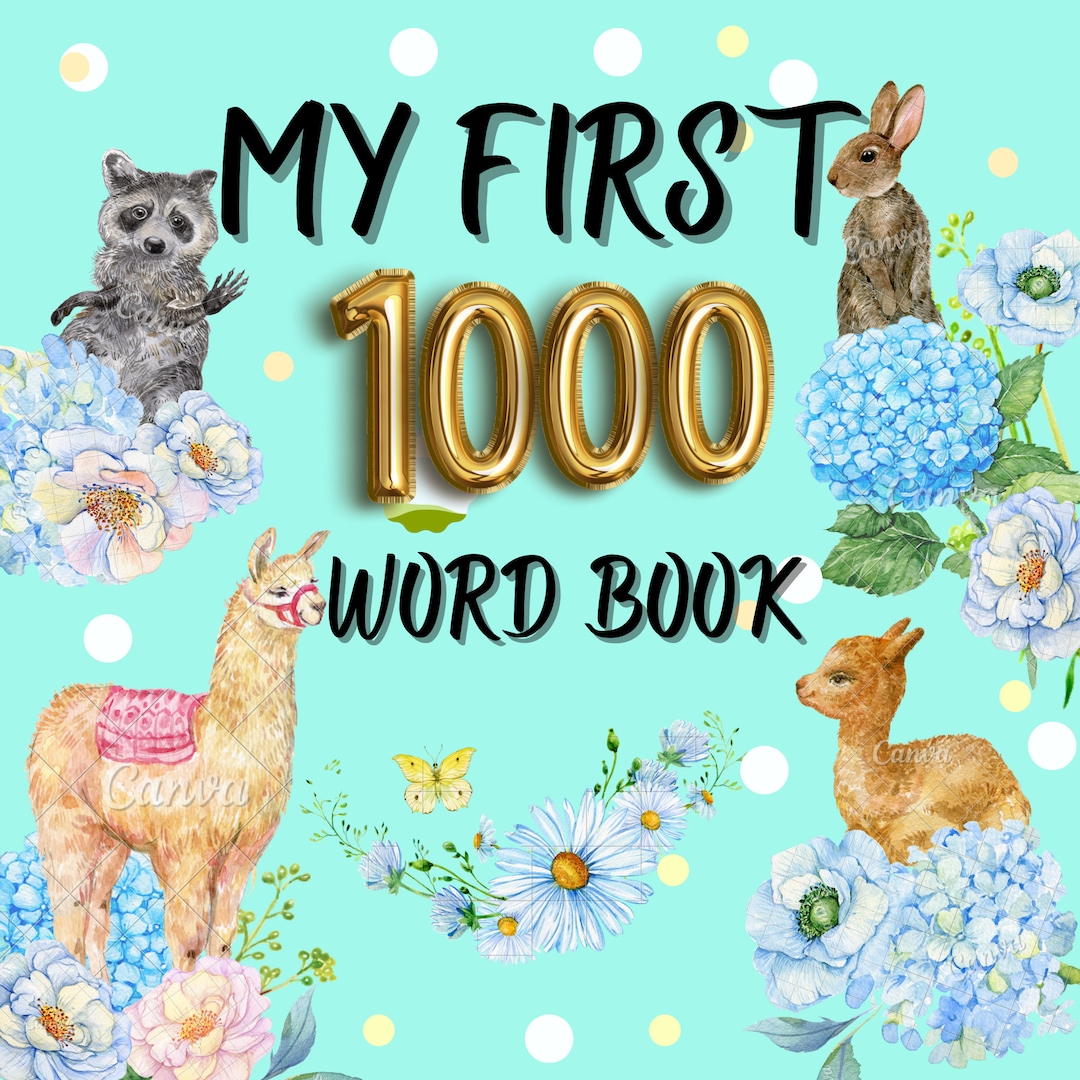 My First 1000 Words Book, Kids First Image Words , Kids Learning, Kids ...