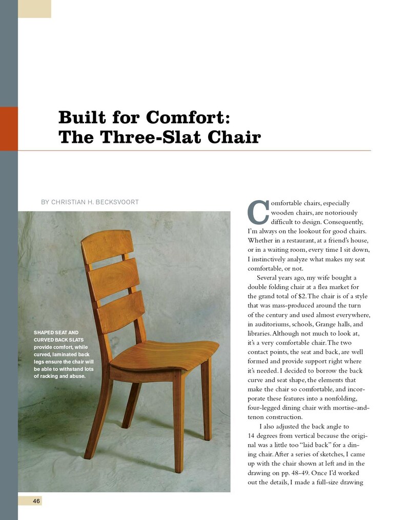 DIY Chair Building Plan: Woodworking Guide (PDF) - Etsy