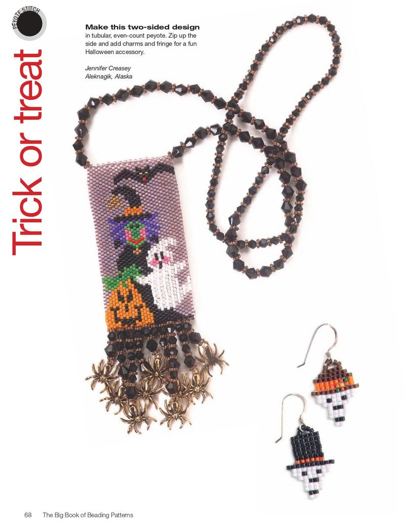 The Big Book of Beading Patterns- for Peyote Stitch, Right Angle Weave ...