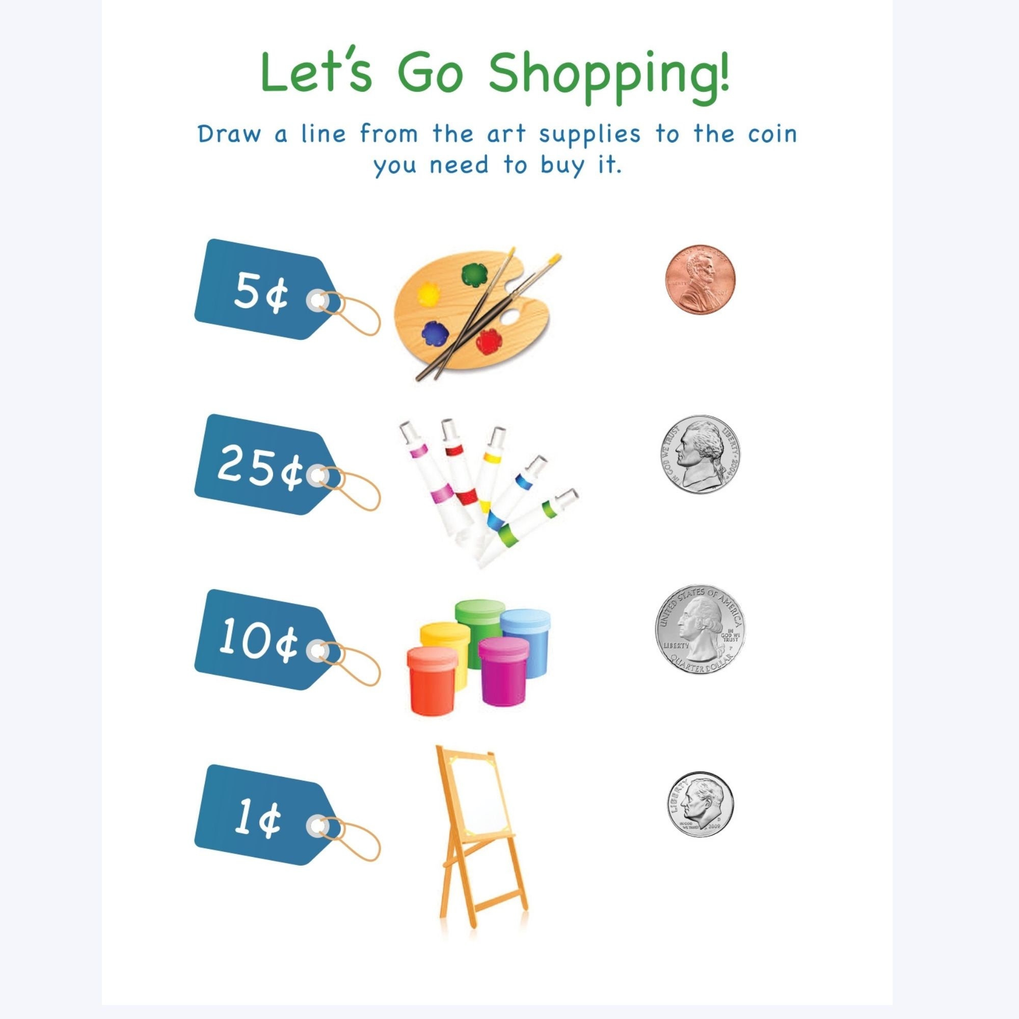 Money Math Leaning Coin ,kids Preschool Ebooks ,children Book, Activity ...