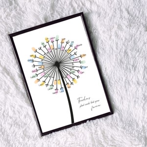 Teacher Appreciation Gift, Teachers Plant Seeds Art, DIY Kids Craft ...