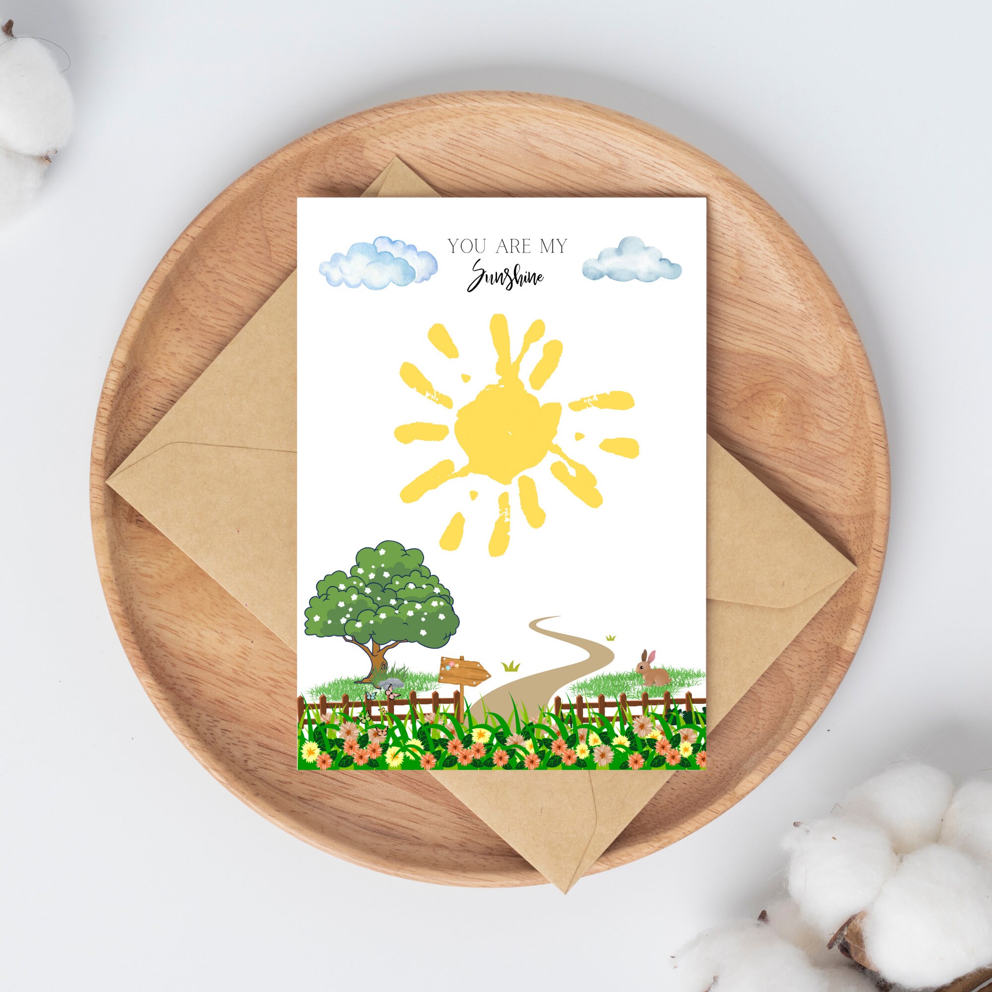 Sun Handprint Art, DIY Kids Handprint Craft, Cute Toddler Keepsake ...