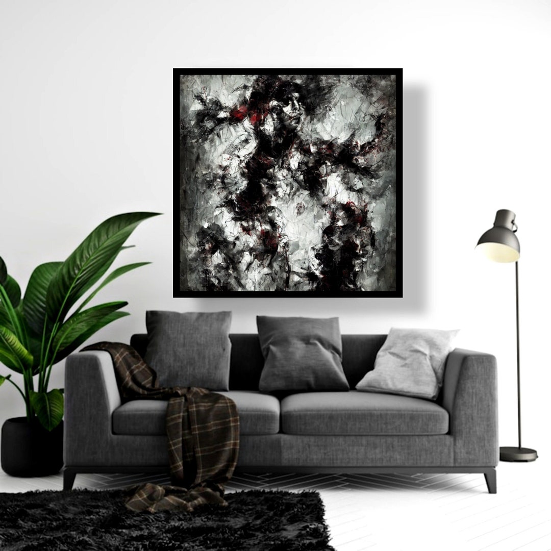 Deep Meaningful Painting Print, Original Print, Gift for Guy, Wall Art ...