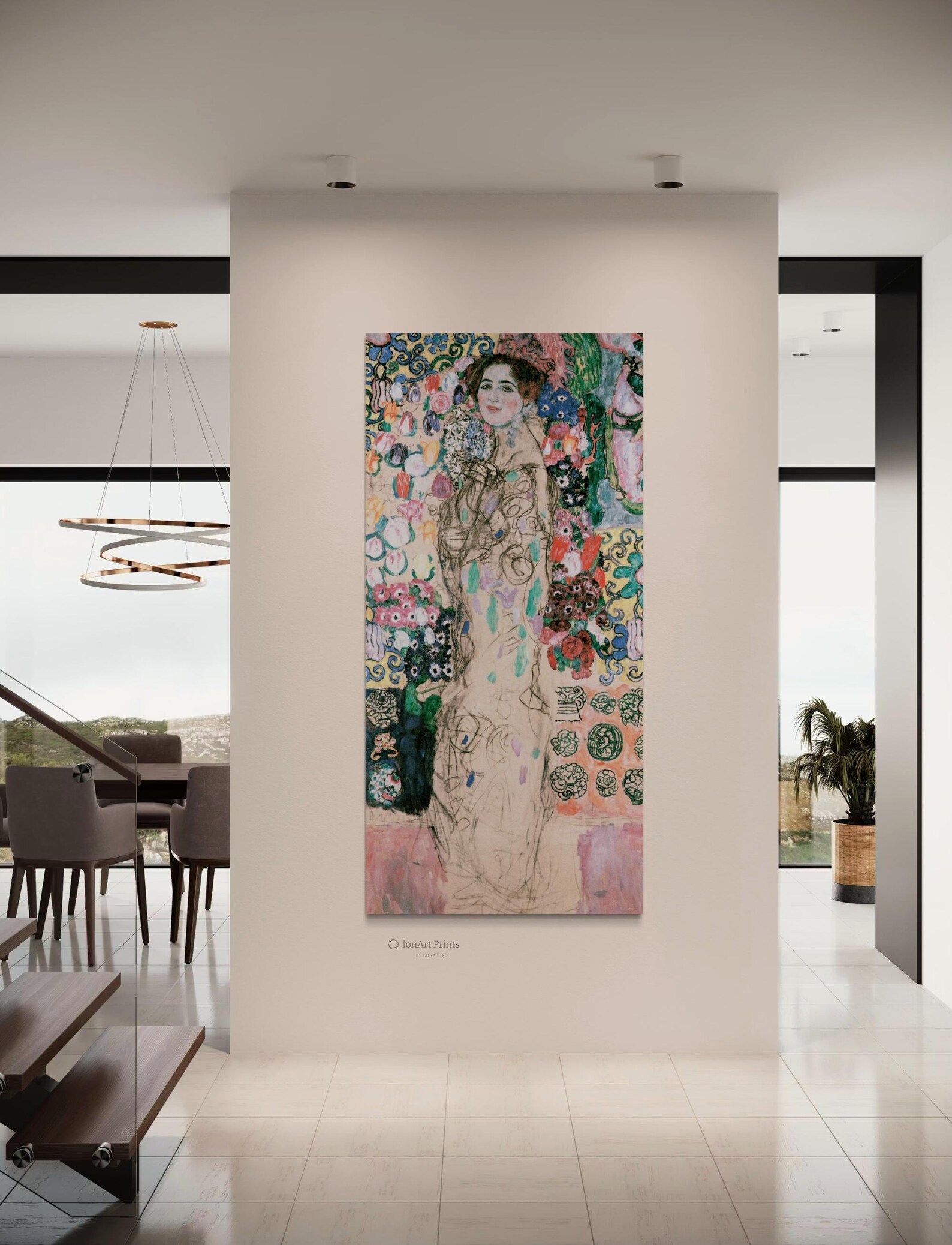 Printable Gustav Klimt Wall Art | Maria Munk Portrait | Tall Vertical ...