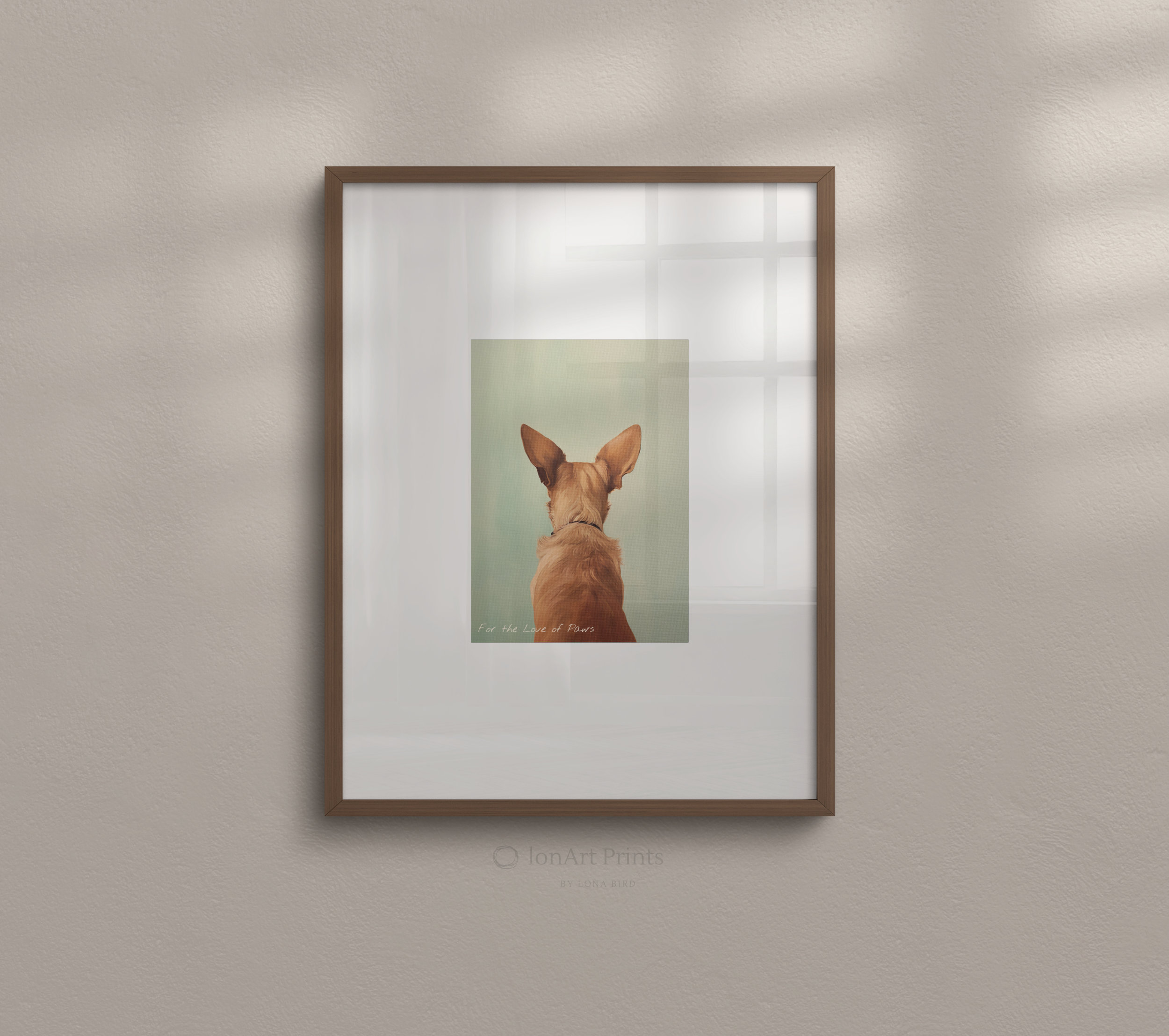 Printable Paw Art, Minimalist Dog Painting, Digital Pet Portrait ...