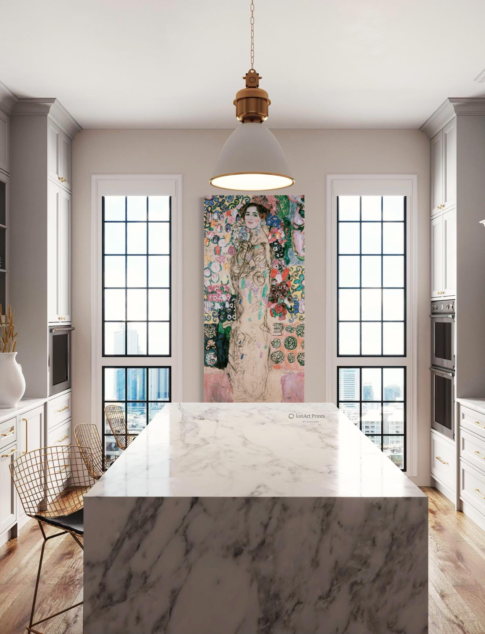 Printable Gustav Klimt Wall Art | Maria Munk Portrait | Tall Vertical ...