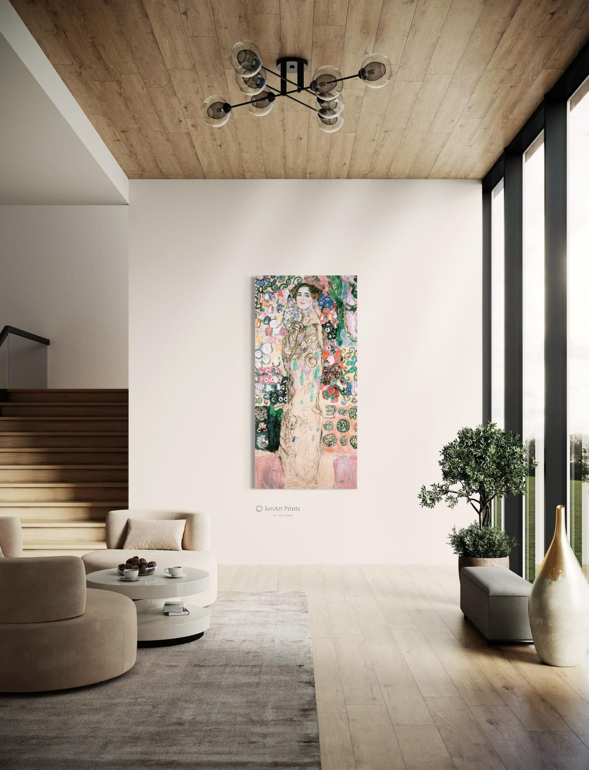 Printable Gustav Klimt Wall Art | Maria Munk Portrait | Tall Vertical ...