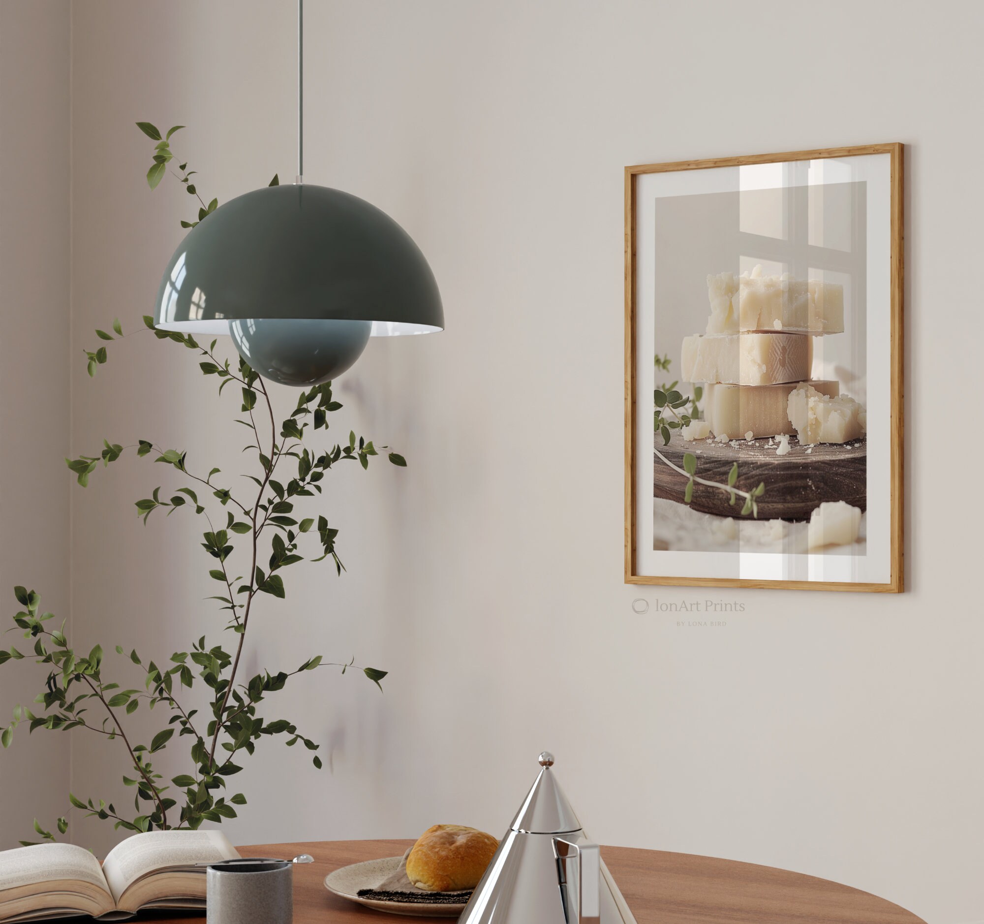 Parmesan Cheese Art Print, Rustic Kitchen Poster, Culinary Photography ...