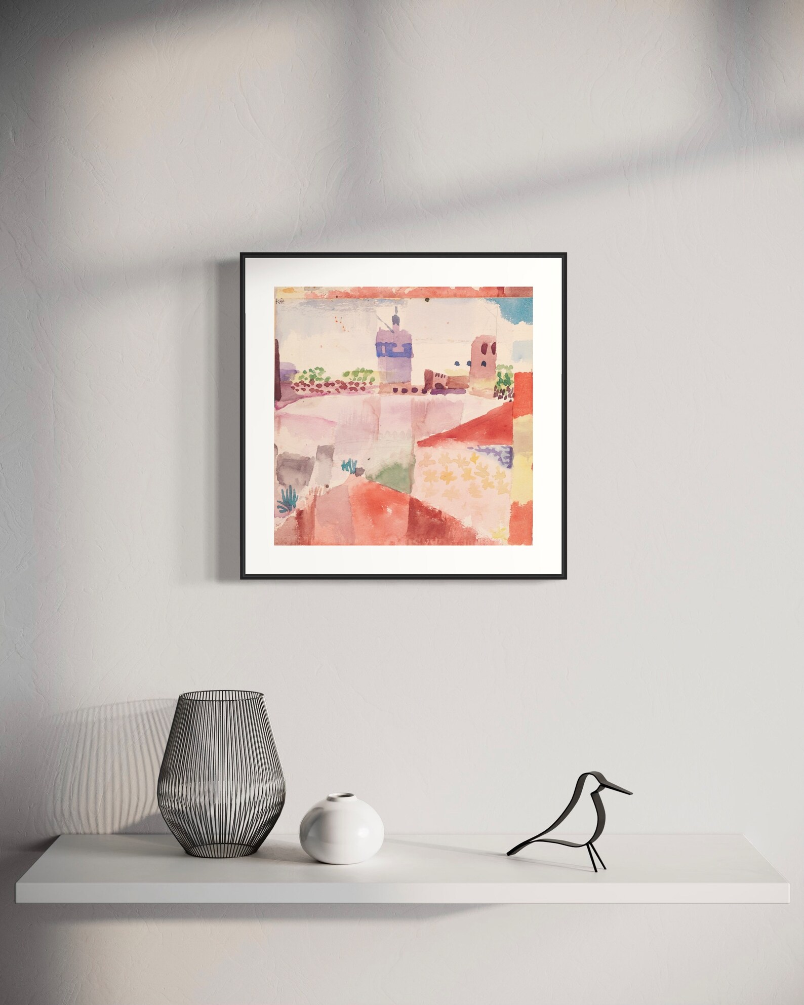 Paul Klee Printable Poster - 'hammamet With Its Mosque' - High Quality ...