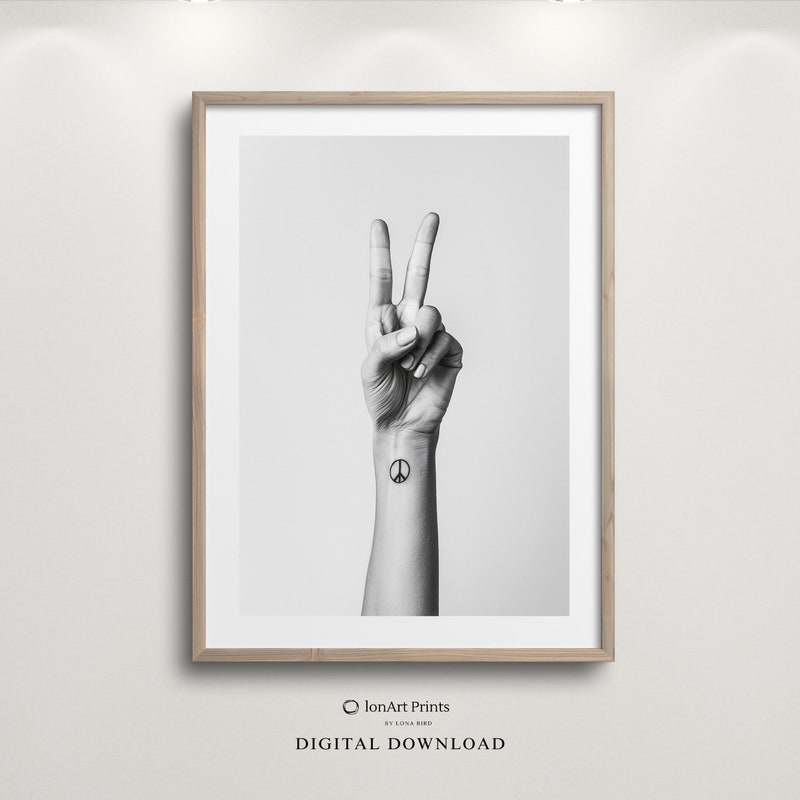 Peace Signmetal Wall Art - Etsy Canada