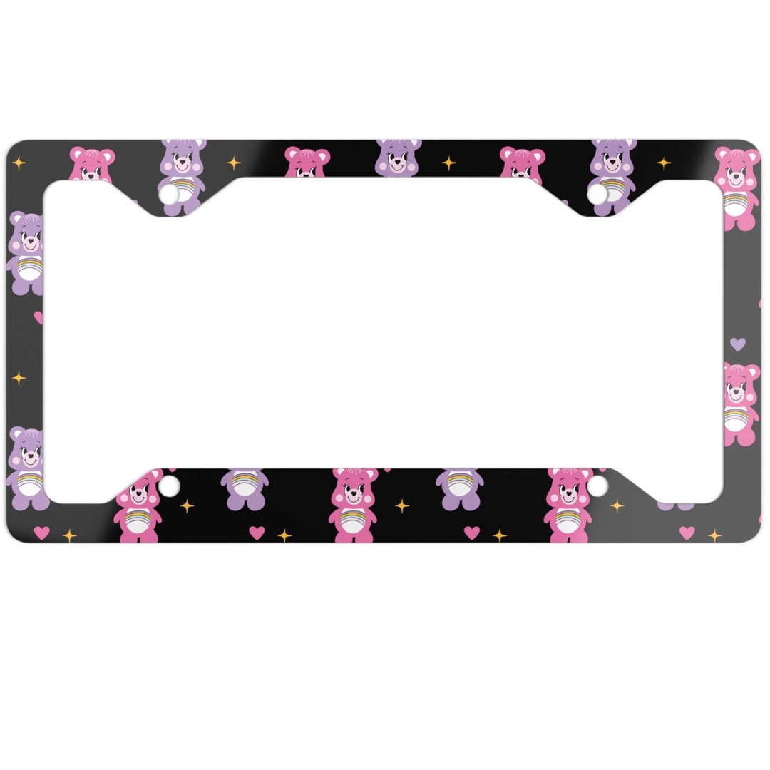 Cute Bears License Plate Frame, 90s Y2k Car Decor, Cute Vehicle ...