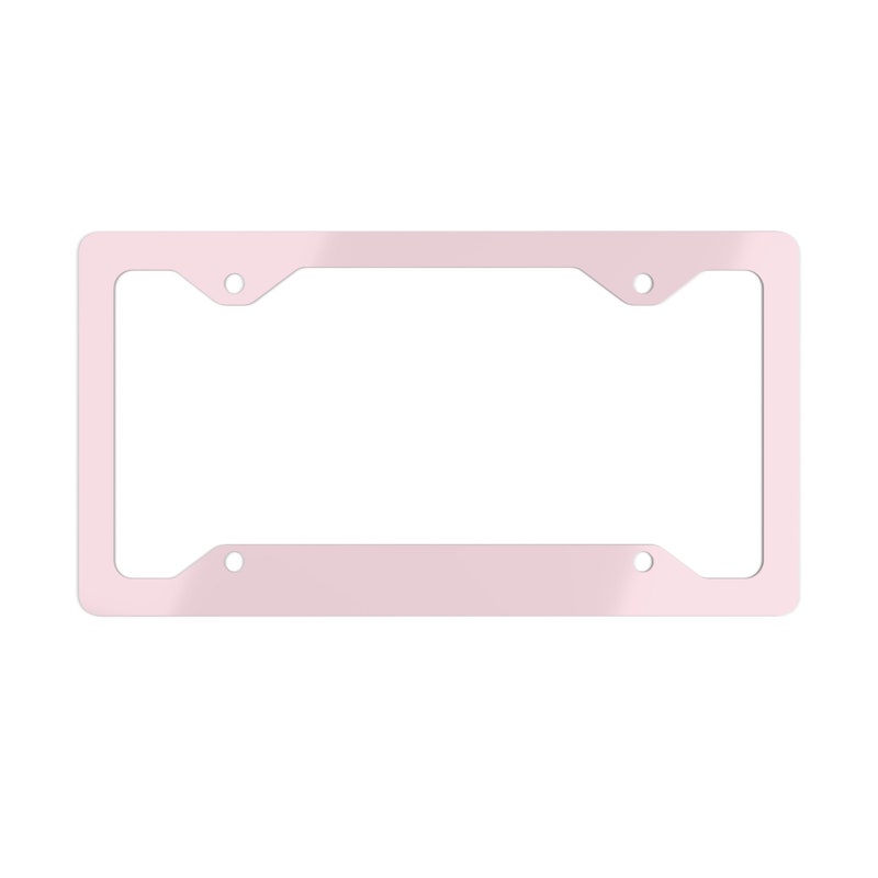 Light Pink License Plates - Etsy