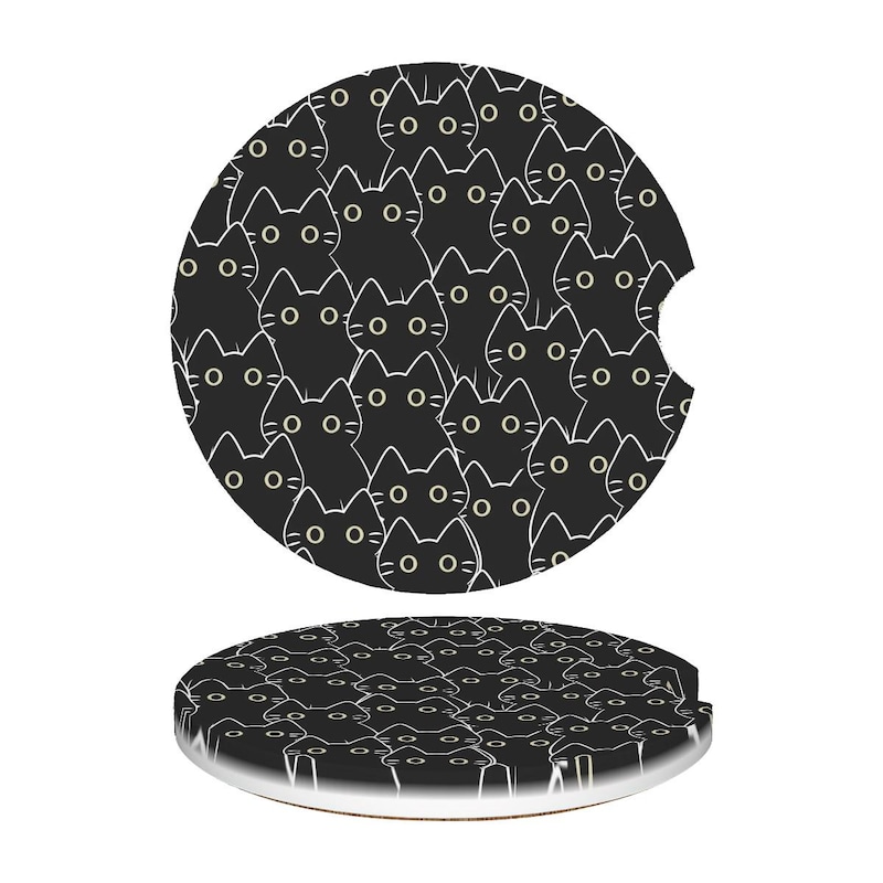 Cat Coasters - Etsy