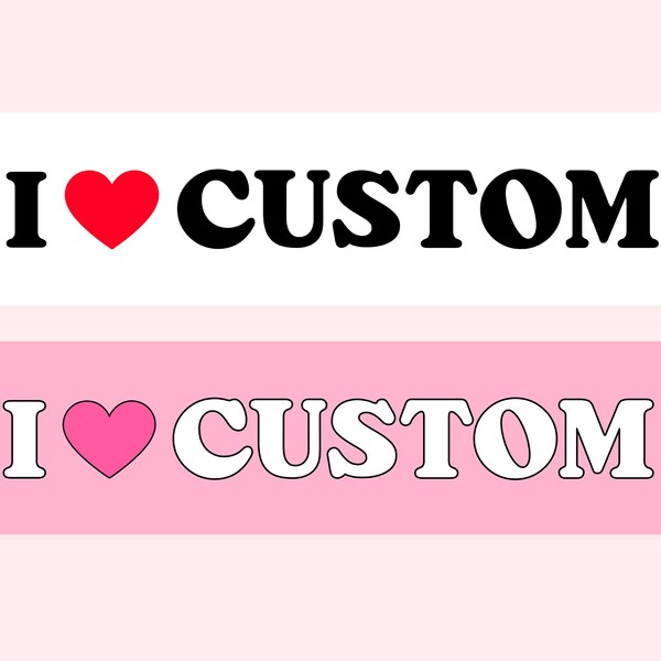 Custom Bumper Sticker - Etsy