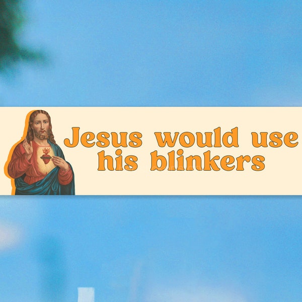 Jesus Bumper Sticker - Etsy