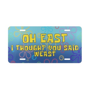 Front License Plate - Etsy