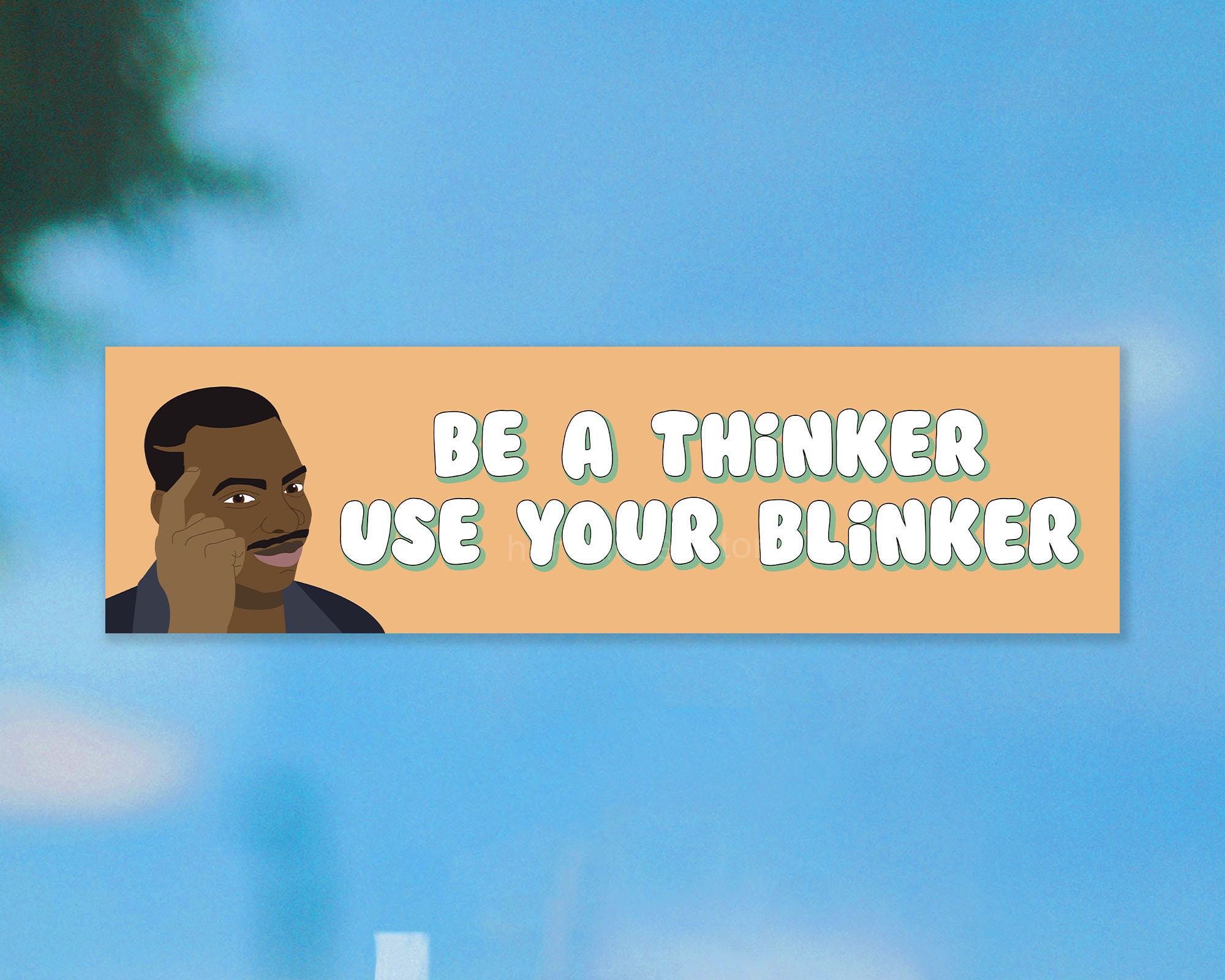 Use Your Blinker Funny Car Decal Gen Z Bumper Sticker Meme - Etsy