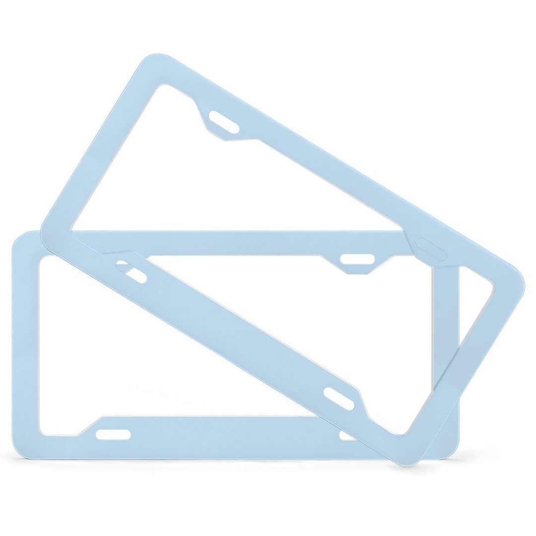 Baby Blue License Plate Frame, Car Accessories for Women, Cute Car ...