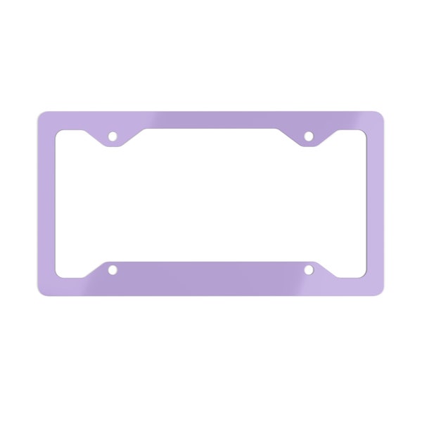Purple License Plate - Etsy