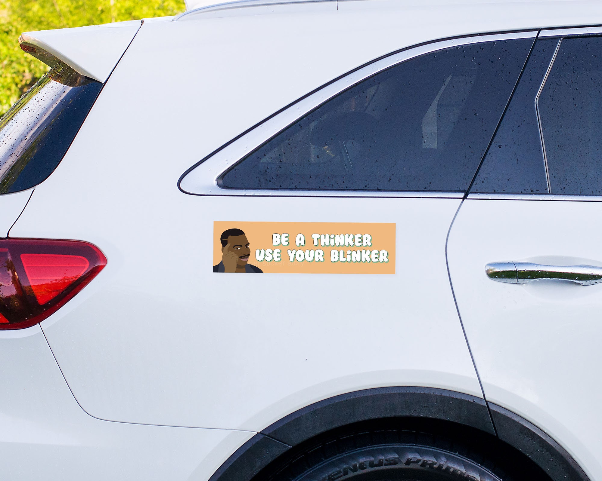 Use Your Blinker Funny Car Decal Gen Z Bumper Sticker Meme - Etsy