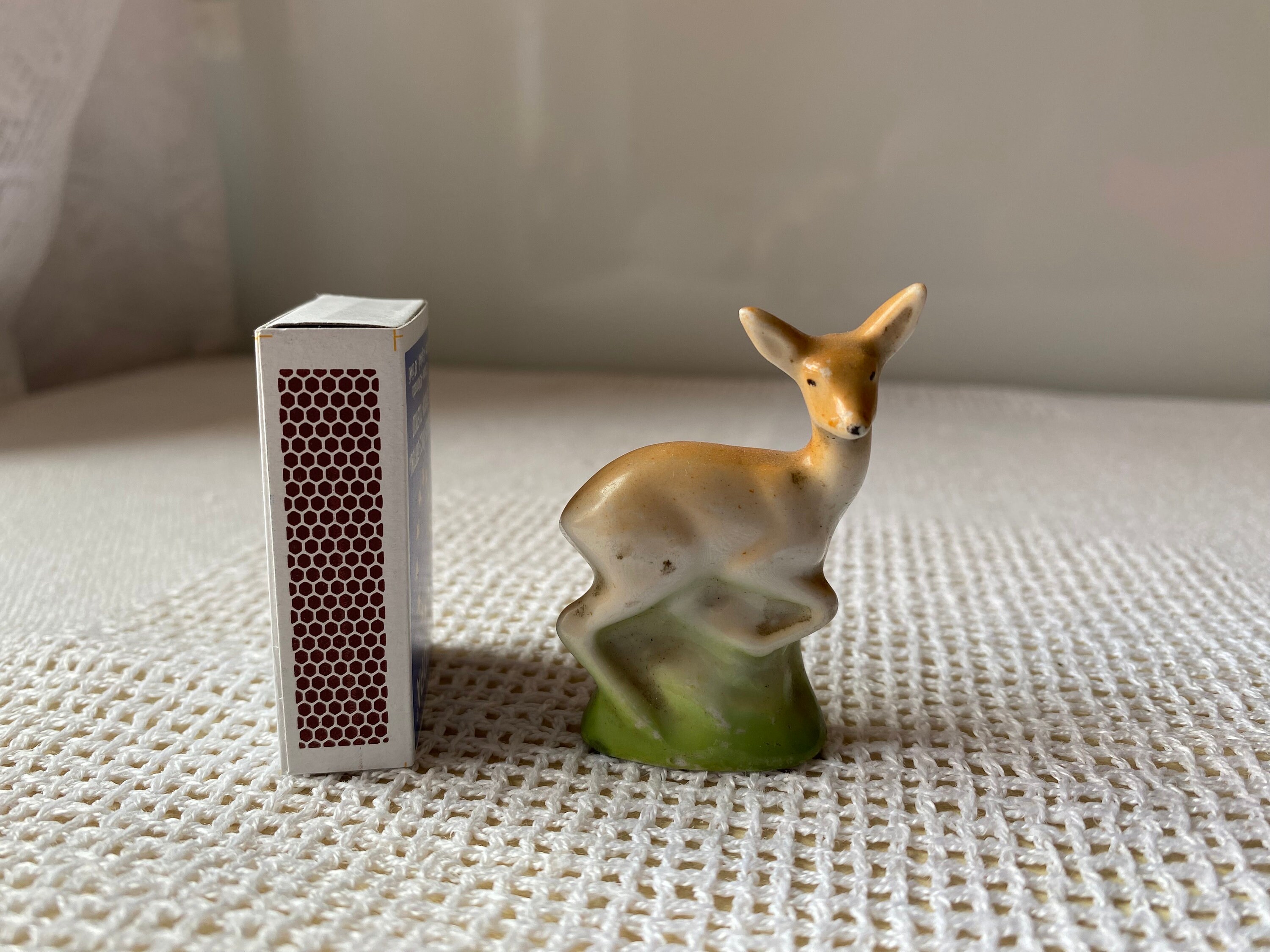 Soviet Vintage Porcelain Figurine Faience Deer Forest Animals Rare ...