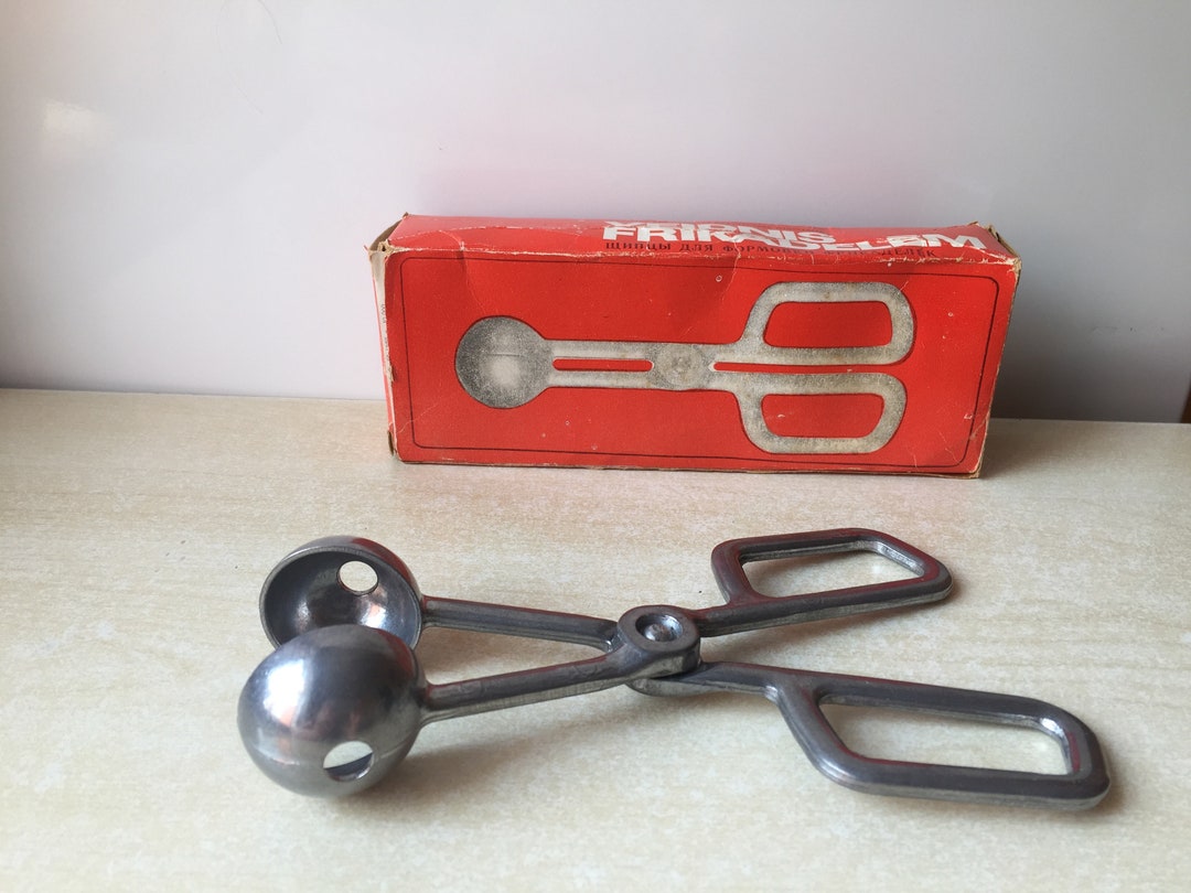 Vintage Soviet Meatball Shaping Tongs, USSR Kitchen, Home Decor ...