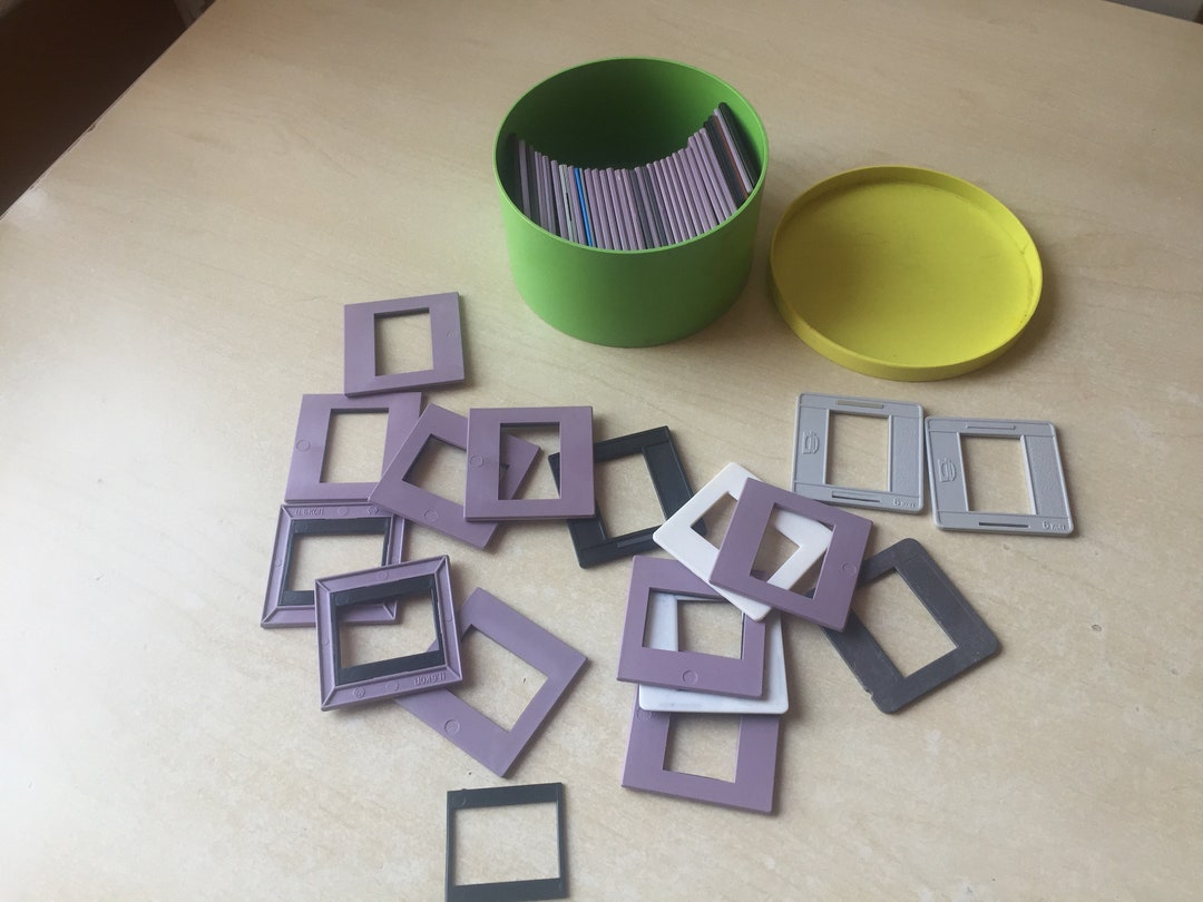Set of Soviet Film Slides With a Box, Film Slides, Vintage Slides ...