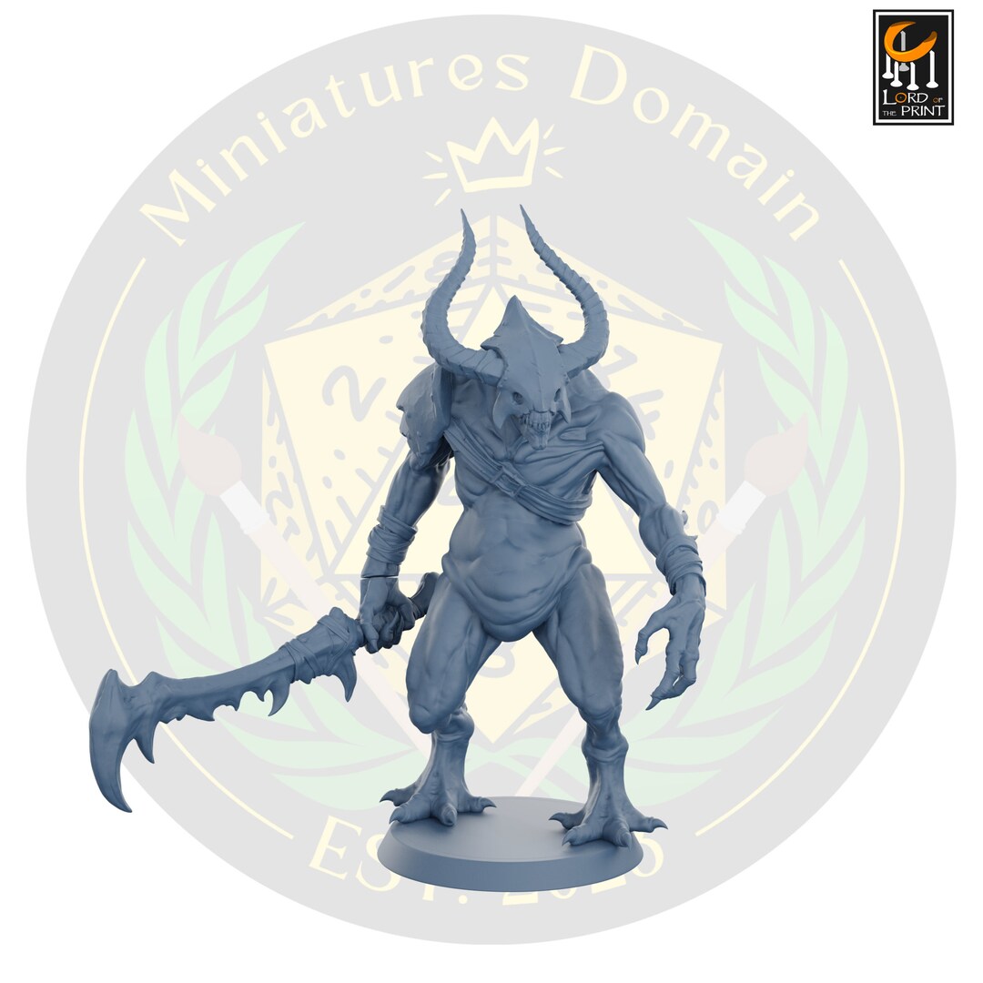 Demon RM| Miniature Dungeons and Dragons Dnd Tabletop Miniature Mini ...