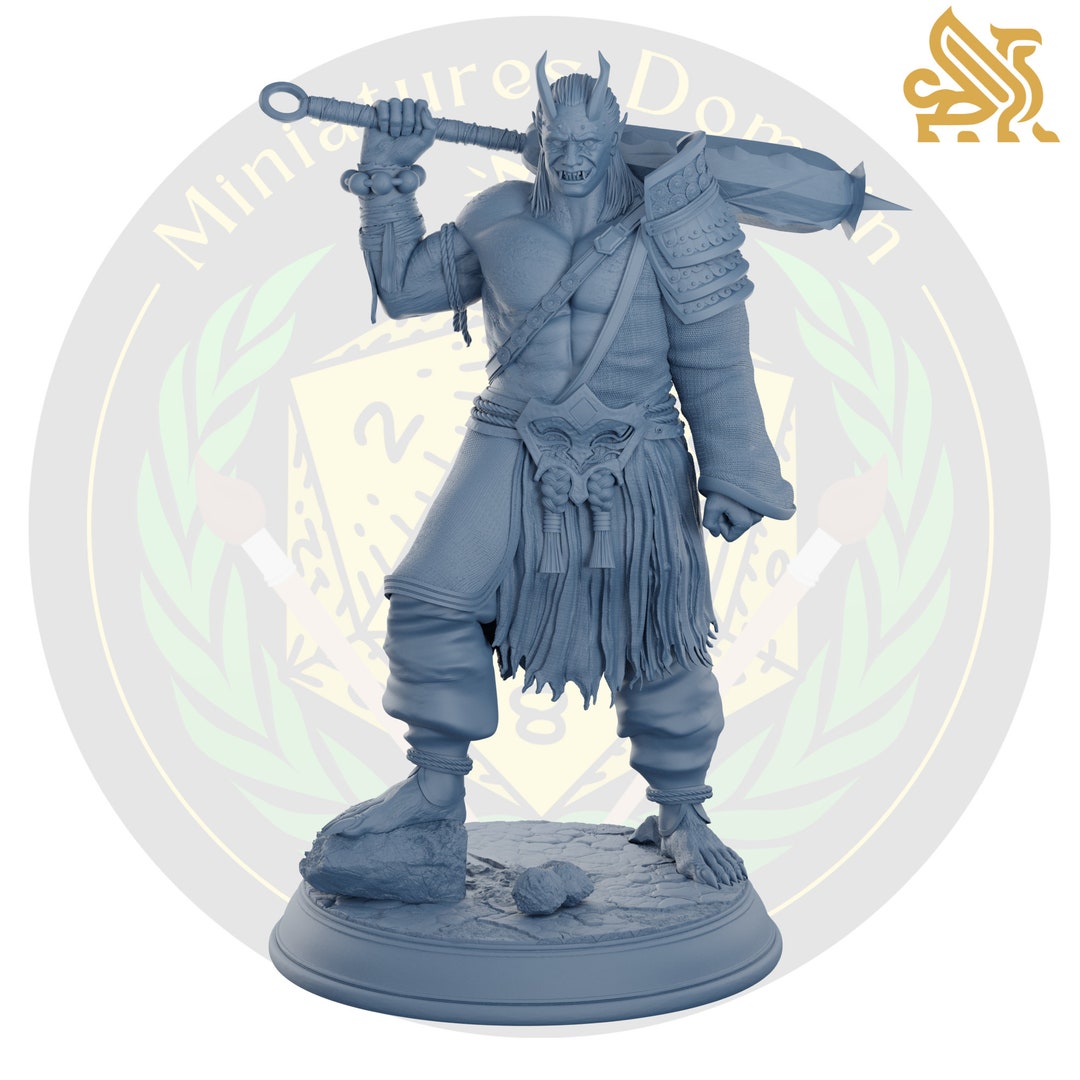 Oni Onslaughter Demon Mace DMS | Miniature Dungeons and Dragons Dnd ...