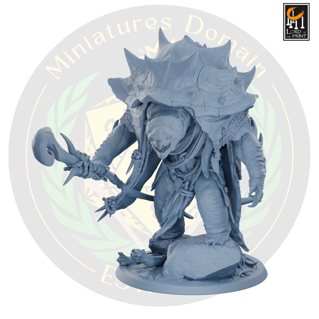 Shellspike Turtle Shaman RM| Miniature Dungeons and Dragons Dnd ...
