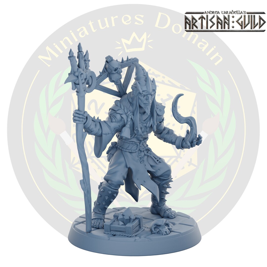 Cultist of Melmora Sorcerer Human Mag AG | Miniature Dungeons and ...