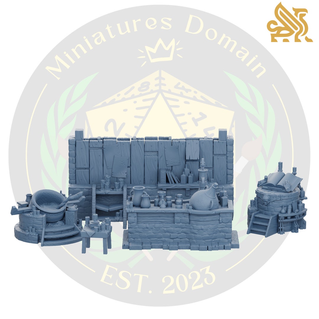 Granny Nora’s Witch Hovel Terrain DMS | Miniature Dungeons and Dragons ...