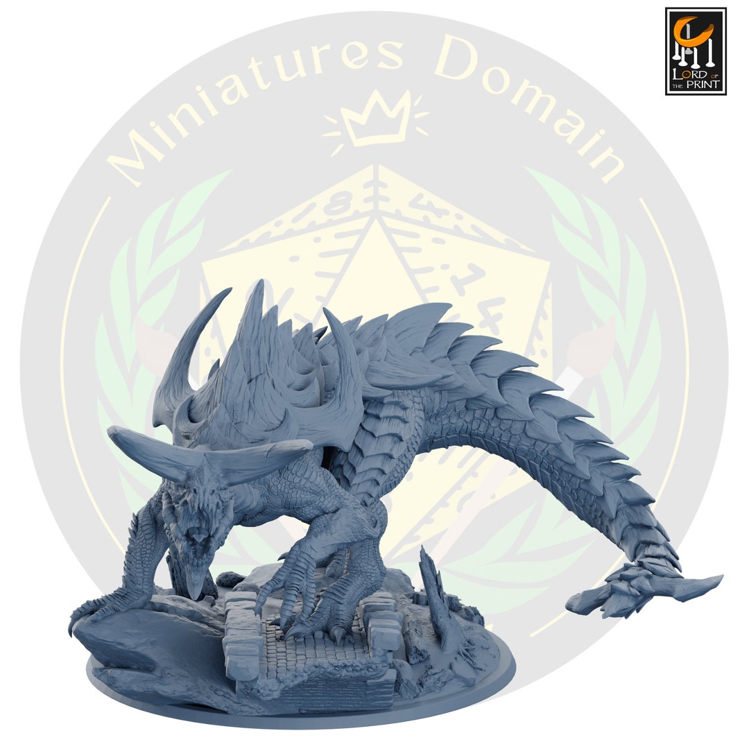 Tarrasque Monster RM | Miniature Dungeons and Dragons Dnd Tabletop ...