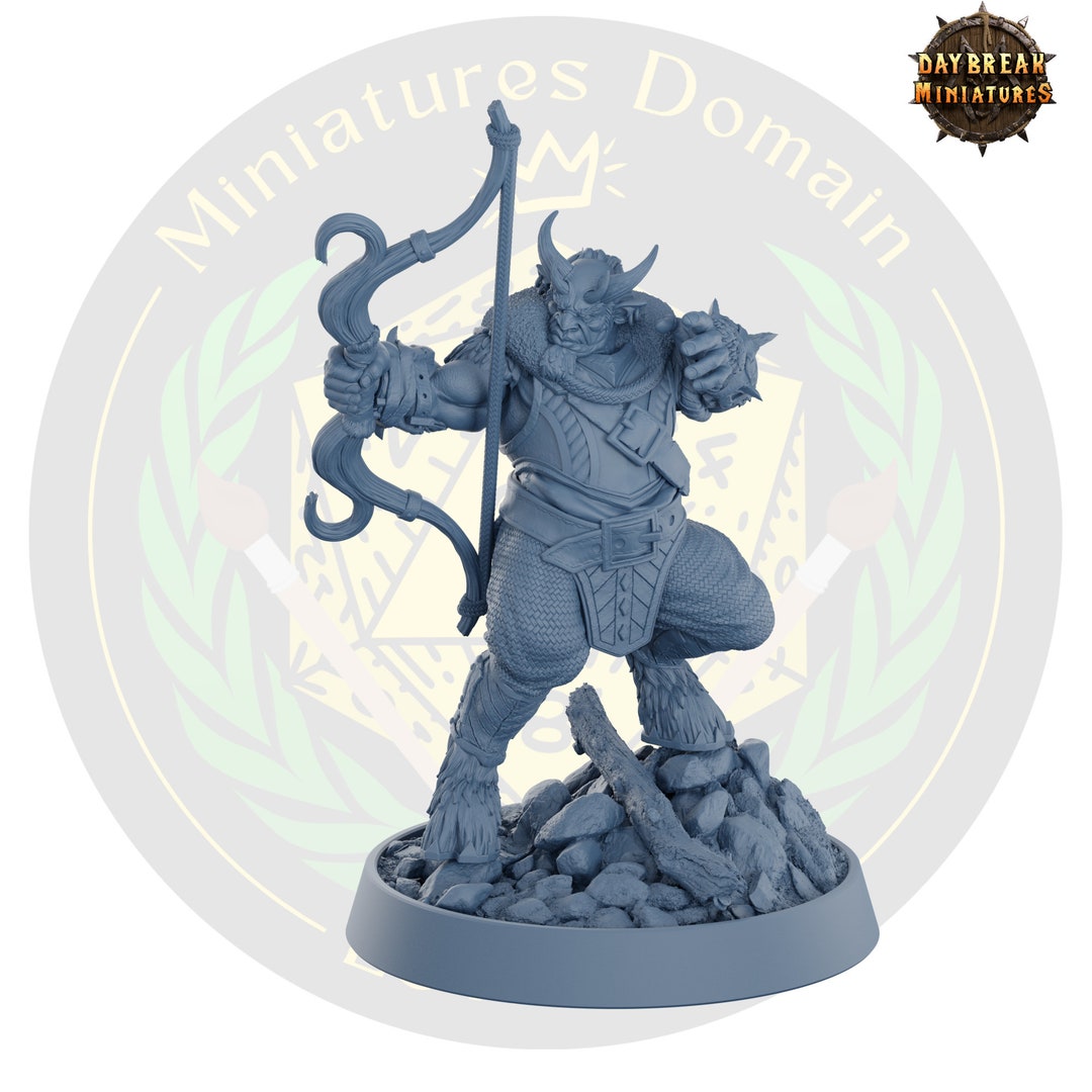 Xanesh Arc Ranger Beastfolk Satyr DBM | Miniature Dungeons and Dragons ...