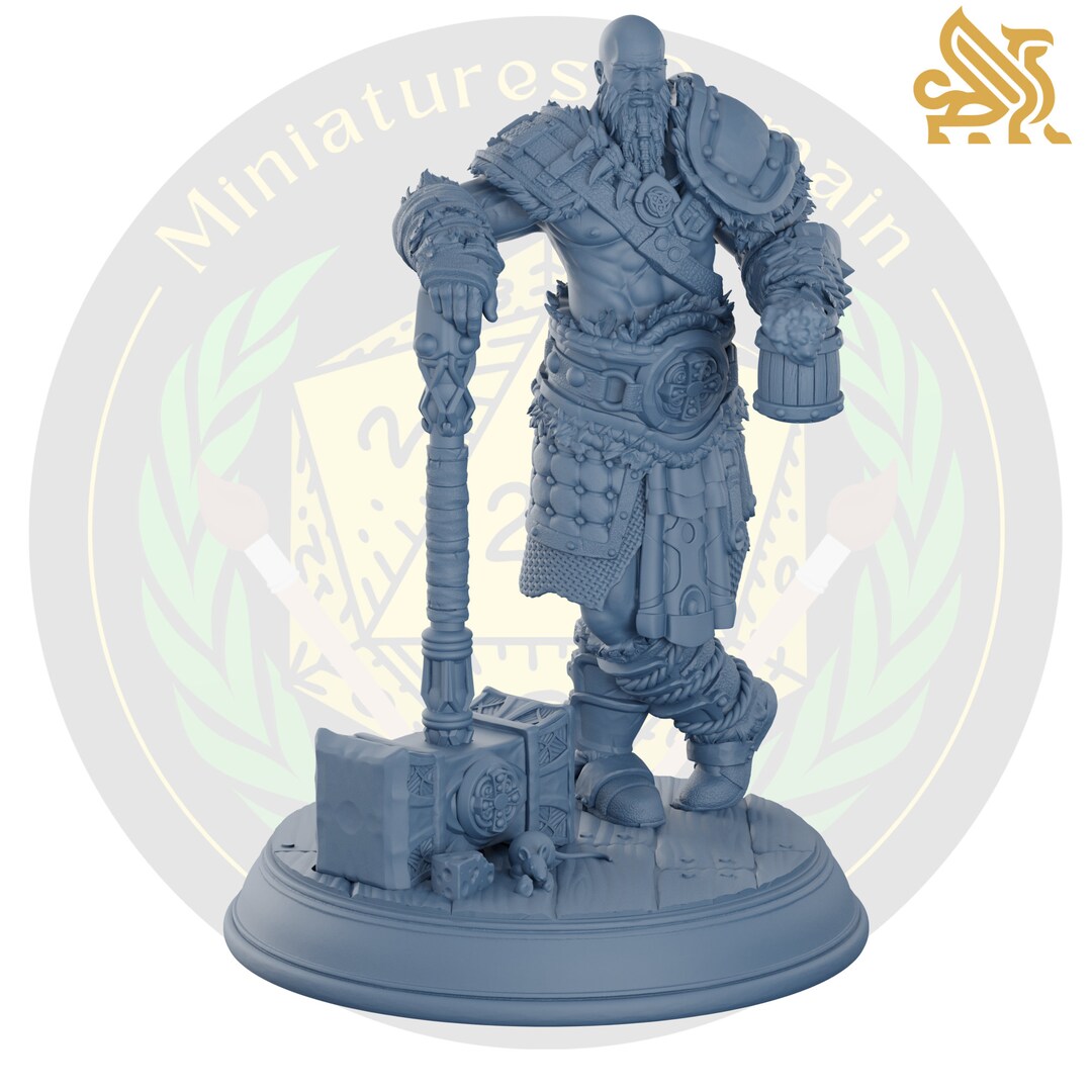 Froth Human Fighter Barbarian DMS | Miniature Dungeons and Dragons Dnd ...