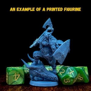Tiefling Gladiator Tiefling Fighter Galaad | Miniature Dungeons and ...